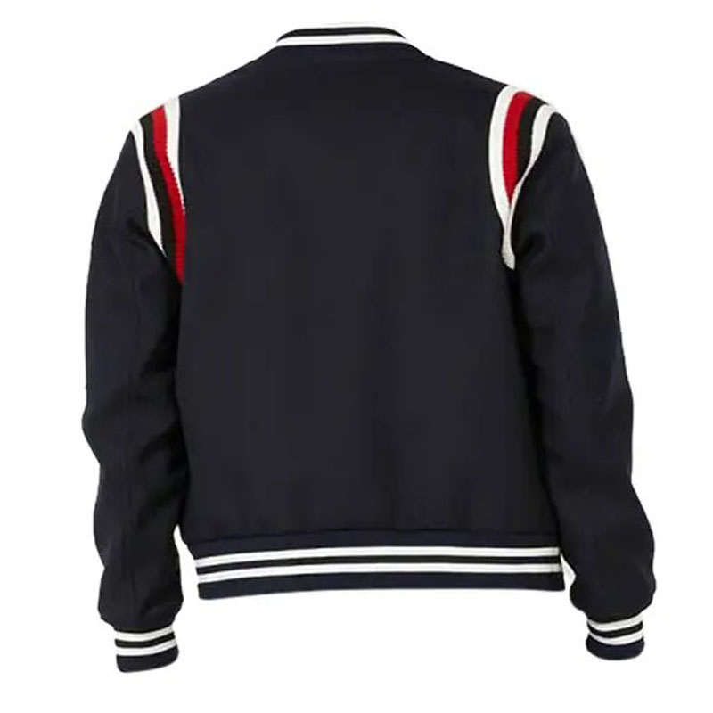 Men Cotton Varsity Jacket | Leather Jackets Direct