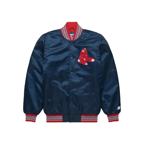 HOMAGE x Starter Red Sox Logo Satin Jacket
