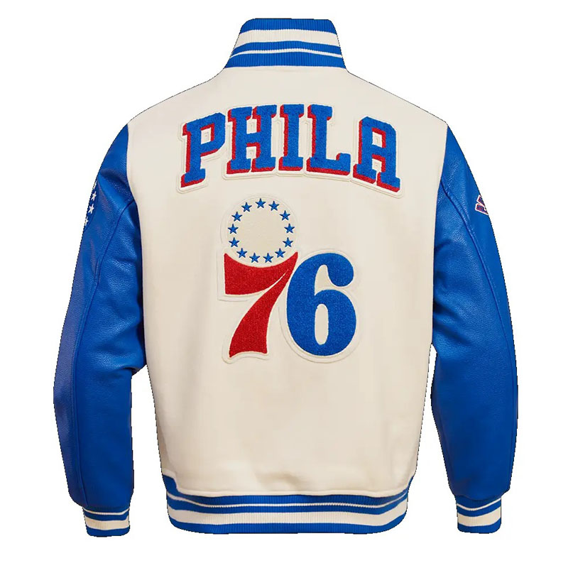 NBA Philadelphia 76ers Retro Varsity Jacket | Leather Jackets Direct