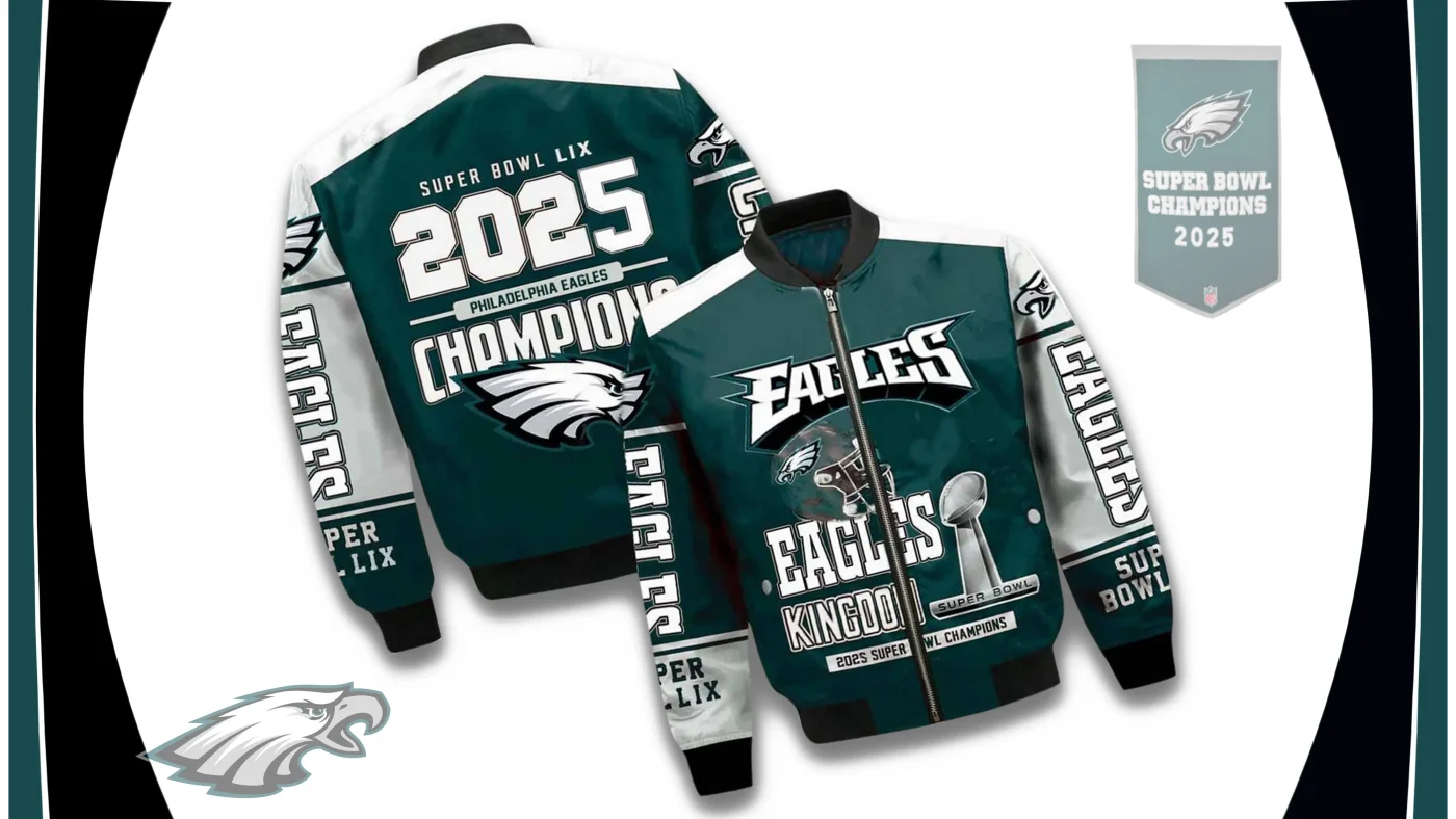Philadelphia Eagles Super Bowl LIX 2025 Champions Bomber Jacket